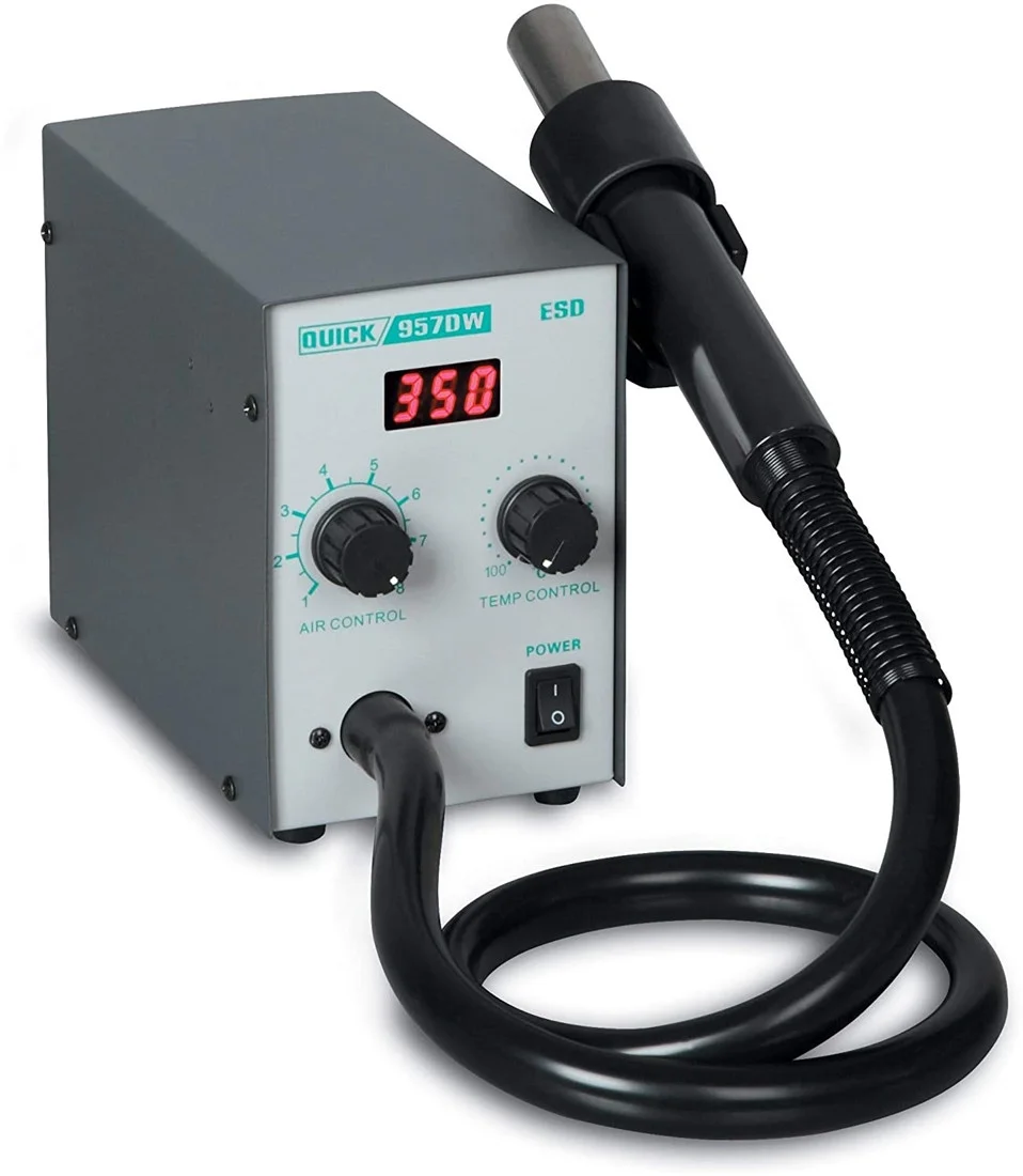 Паяльная станция Quick 957DW+ ESD, 580Вт