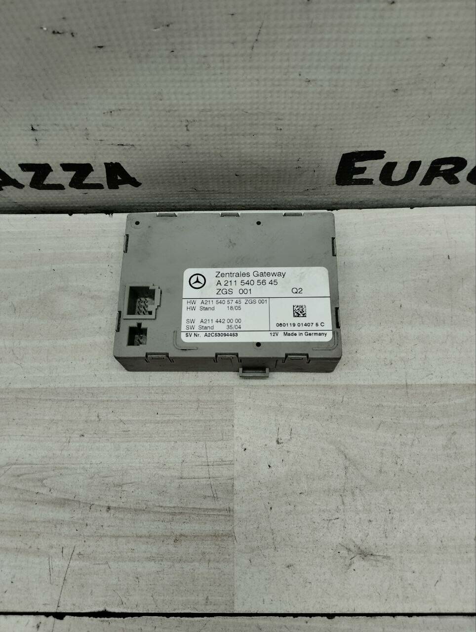 Блок управления ZGW Mercedes W211 А2115405645