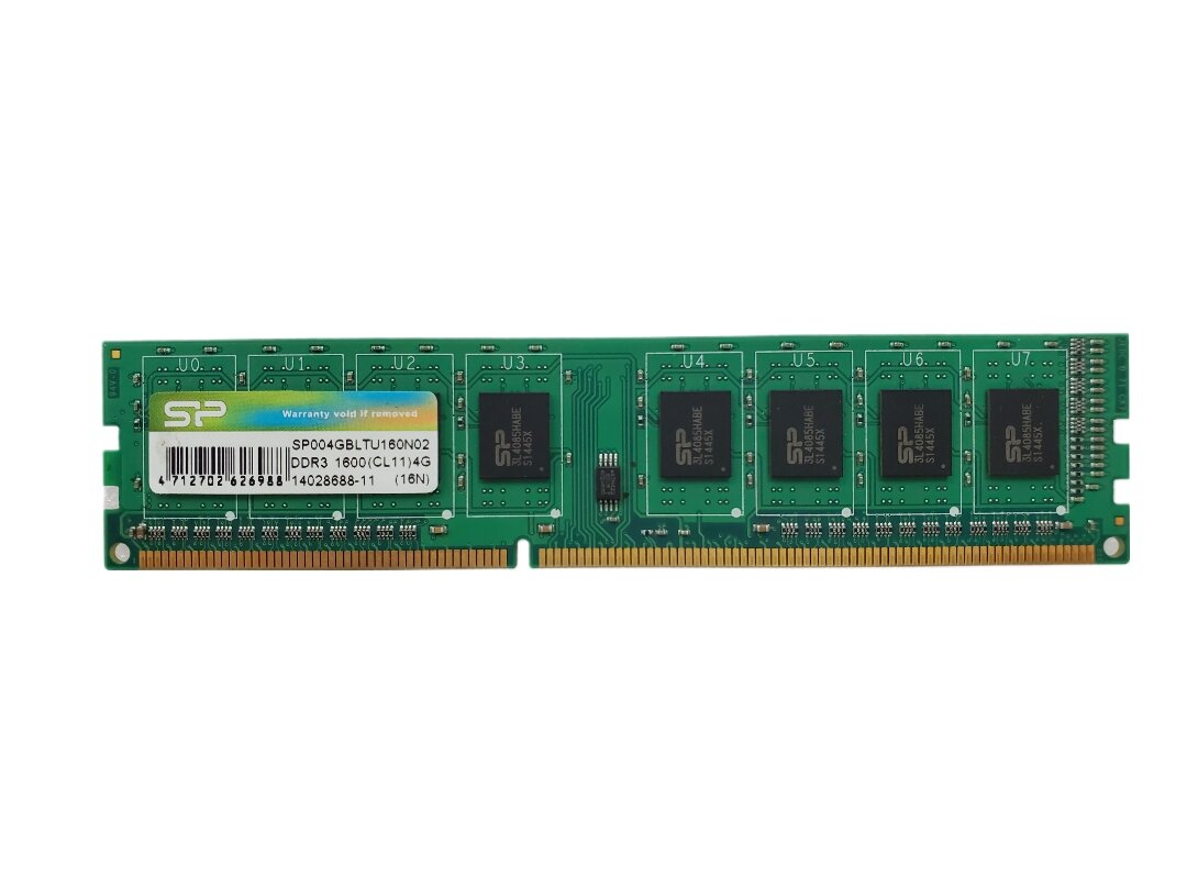 Память оперативная DDR3 4GB 1600MHz Silicon Power