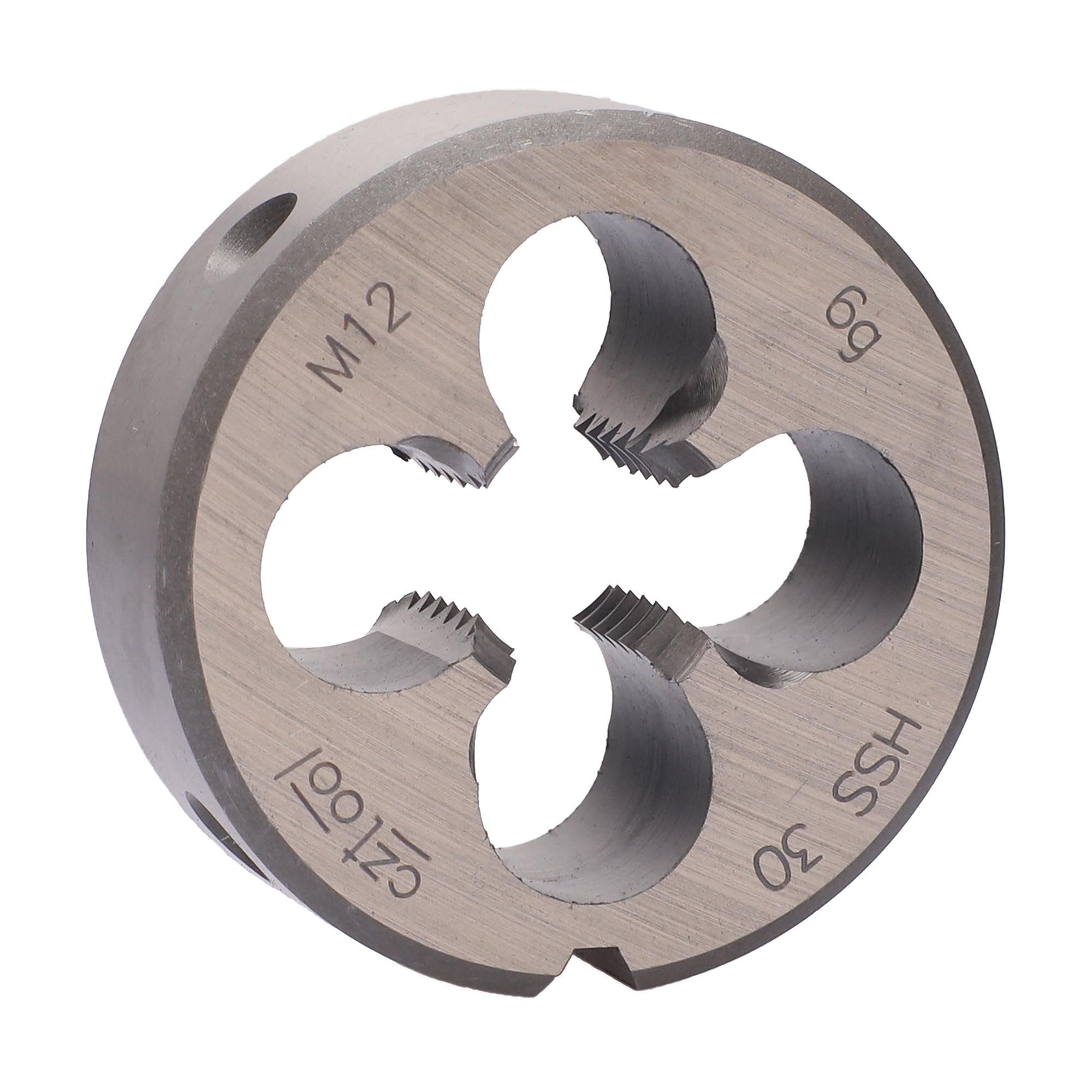 Плашка с стружколомом Bucovice Tools М12х1,75 HSS DIN EN 22568 6g 38х14мм 270120