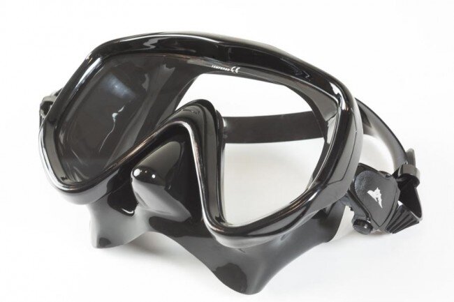 Маска Scorpena V черный силикон