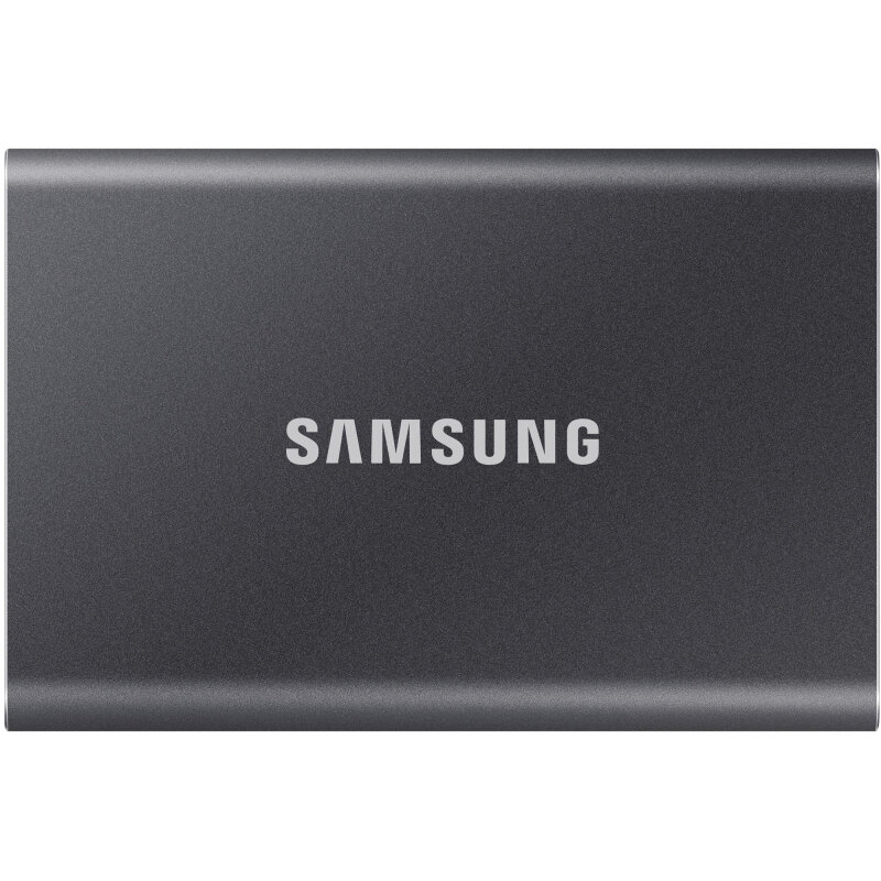 Портативный SSD Samsung T7, 2Tb, Titan Gray (MU-PC2T0T/WW)