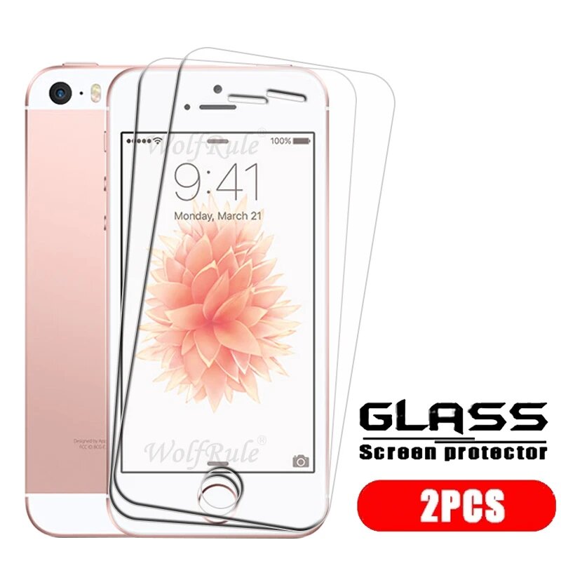2 шт. Стекло для iPhone 5/5S/SE 2016