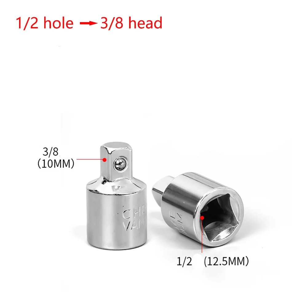 Торцевая головка 1/2" на 3/8" MLDCZS, 1 шт