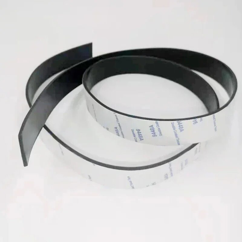 Белая силиконовая уплотнительная лента 2м/5м 50 мм, Black, 3 мм, 1meter