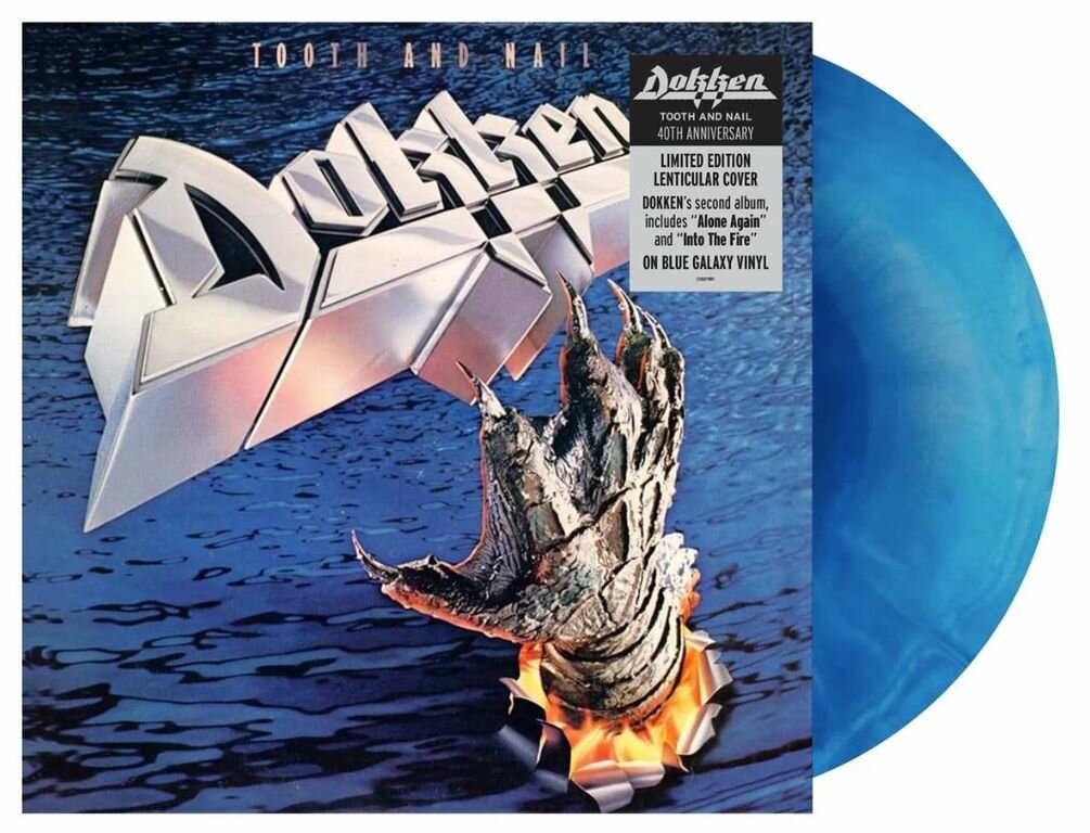 Виниловая пластинка Dokken – Tooth and Nail, LP, Цветной винил, 3D-обложка, Elektra 2024