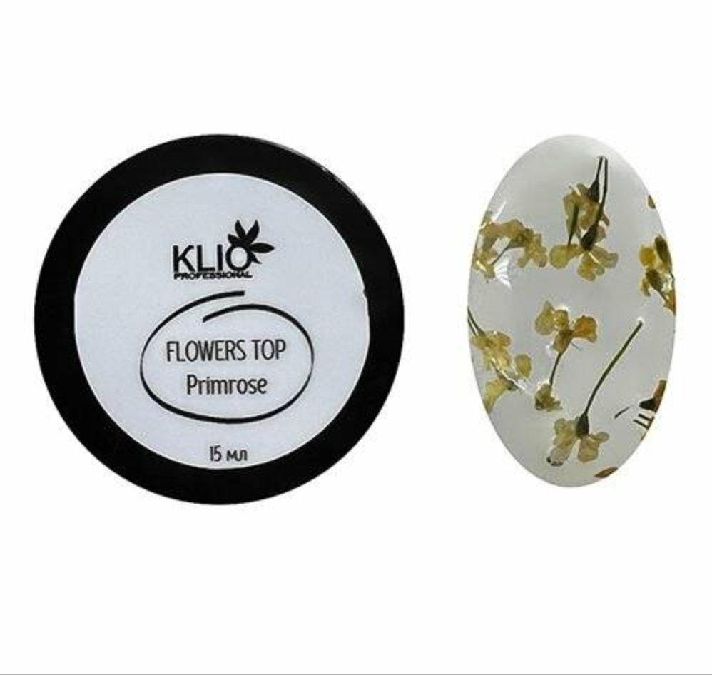 KLIO Топ с сухоцветами FLOWERS TOP Primrose 15 мл (банка)