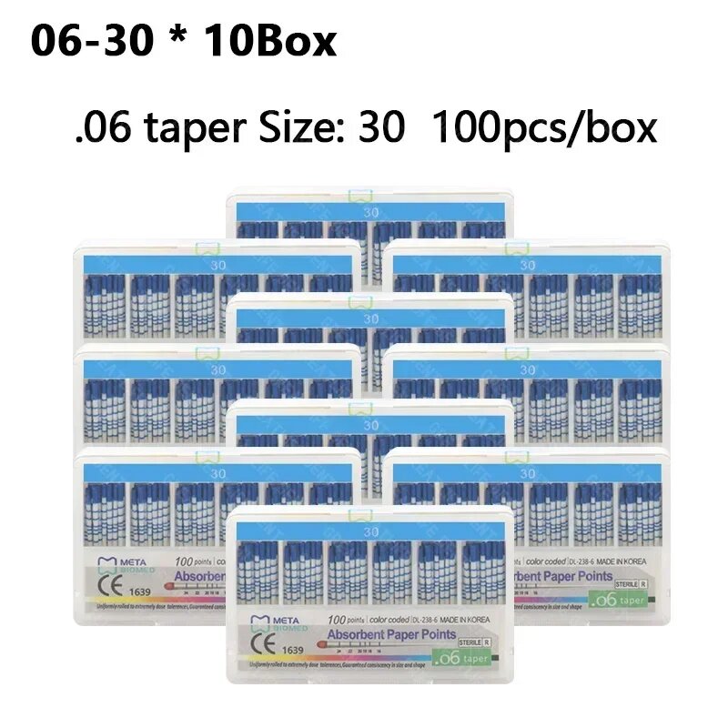 Стоматологические бумажные наконечники Mark 02 04 06 06 30