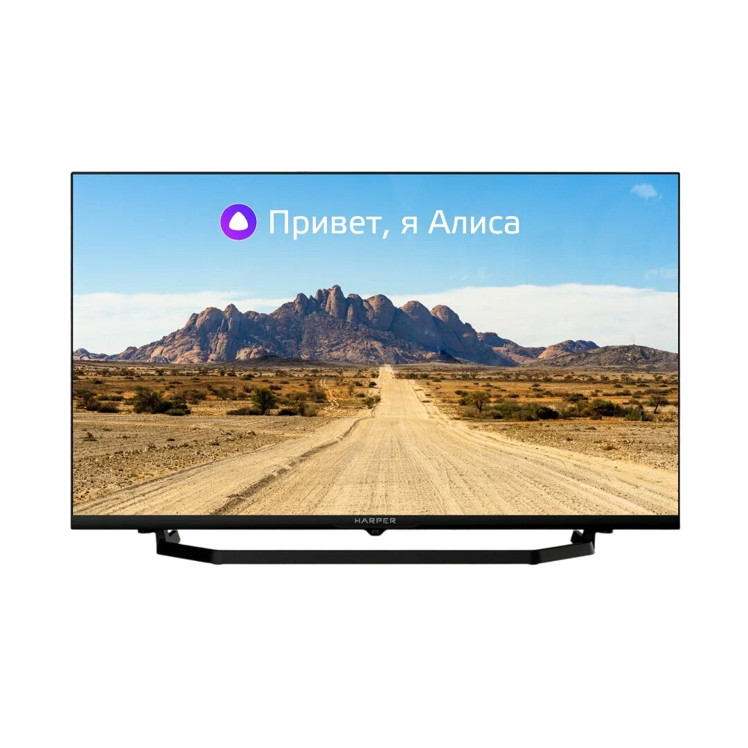 Телевизор Harper 32R730TS черный, 32"(1366x768) HD, Direct LED, 60 Гц, Wi-Fi, DVB-T, DVB-T2, DVB-C
