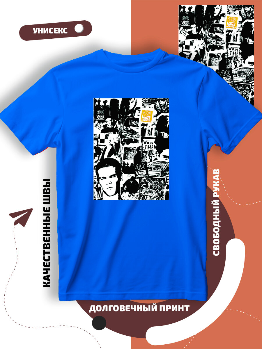 Футболка с принтом Нью йорк New York City 40 vans