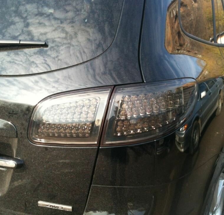 Комплект тюнинг фонарей Hyundai Santa Fe (2007-2012) тонированные