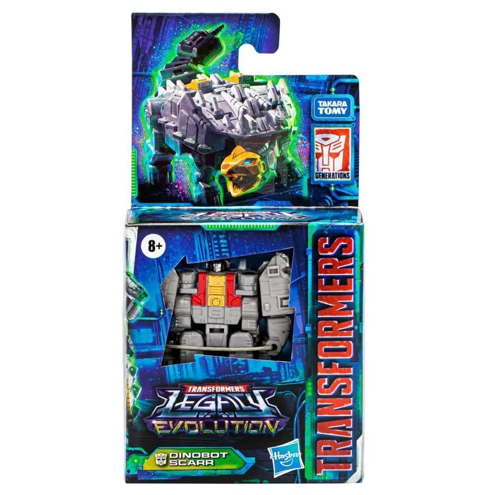 Трансформеры игрушки Hasbro Transformers Legacy Evolution Core Class Dinobot Scarr (8.9cm) F7181