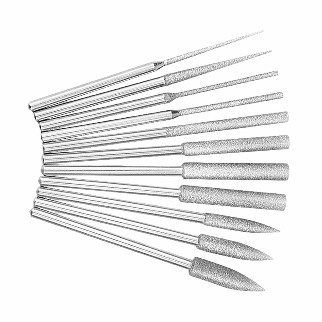 Набор алмазных насадок для гравировки по камню и стеклу