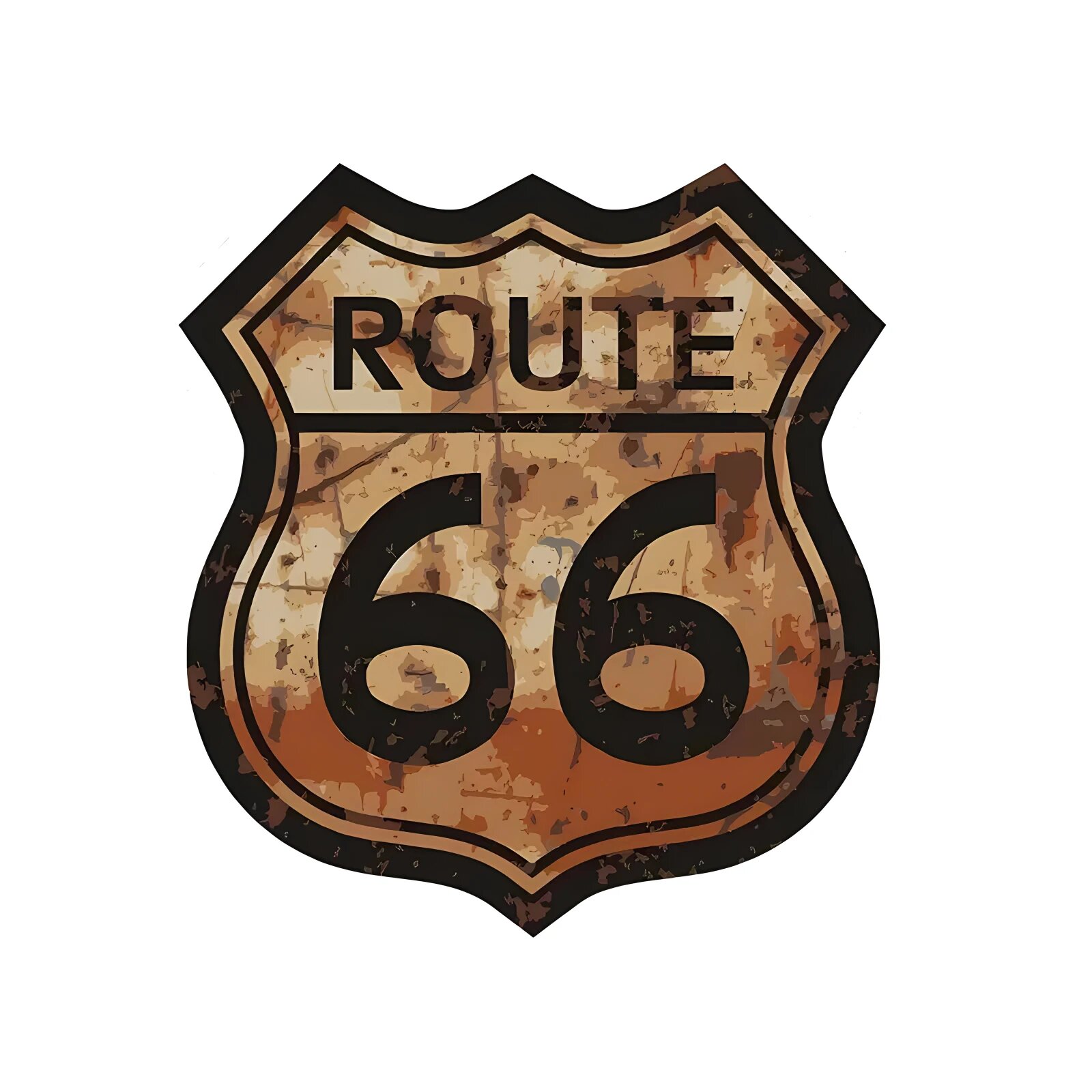 Оригинальные виниловые водонепроницаемые наклейки Route 66, наклейки для автомобилей, ноутбуков, стен, окон, бампера