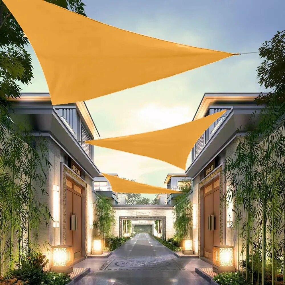 Наружный треугольный солнцезащитный парус, утолщенный водонепроницаемый парус, защита от ультрафиолета,400х400