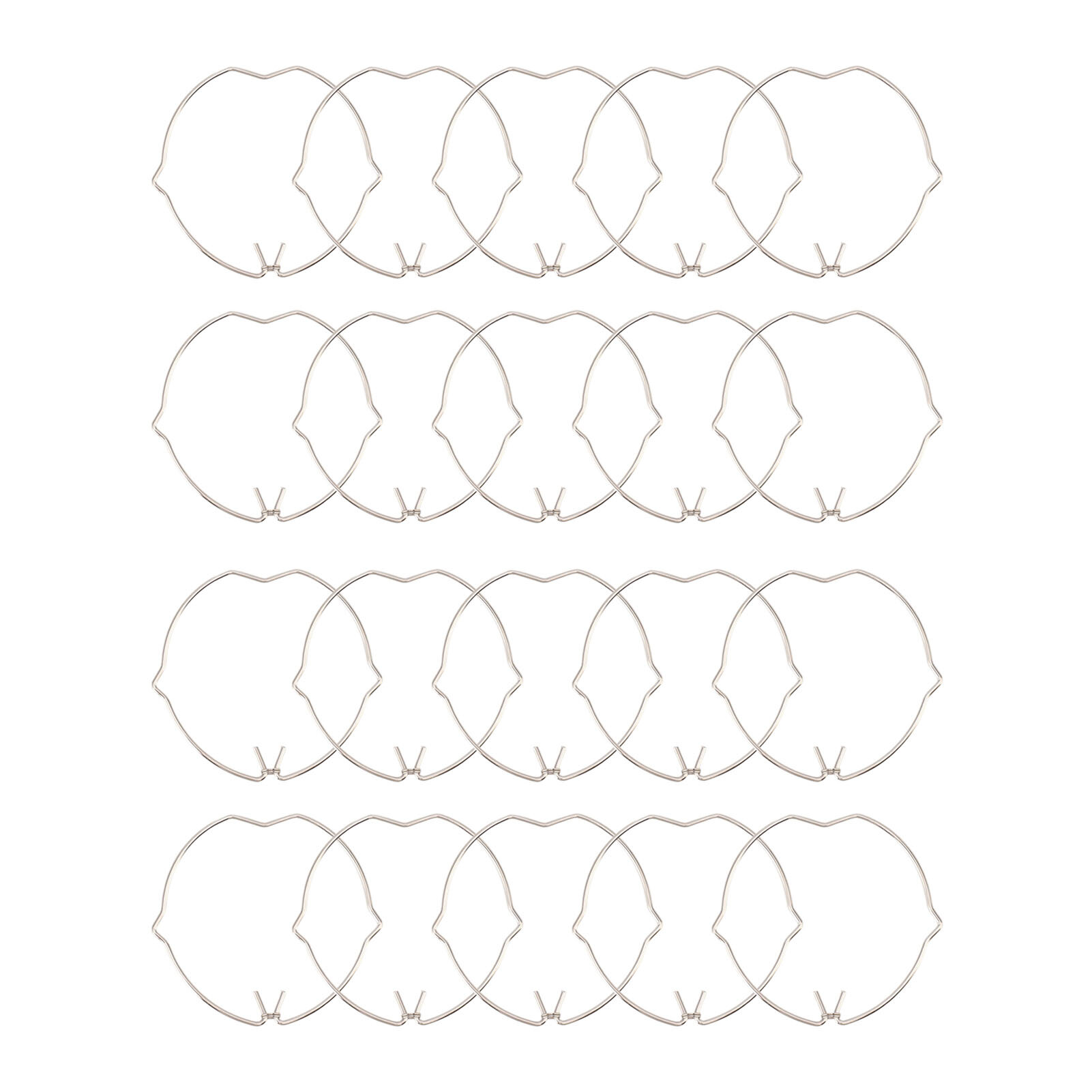 20 шт. пружинных зажимов для крепления потолочных светильников MR16, гладкая поверхность, изысканное качество изготовления.