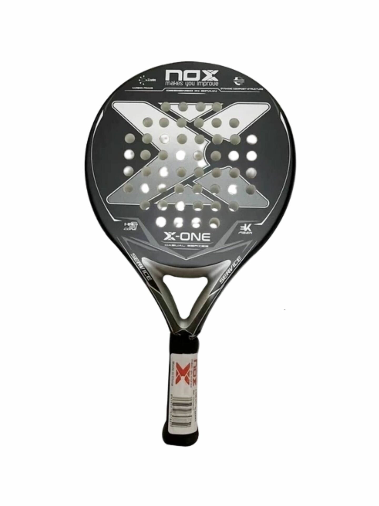 Ракетка для падел X-ONE X3 Carbon Fiber, 360г