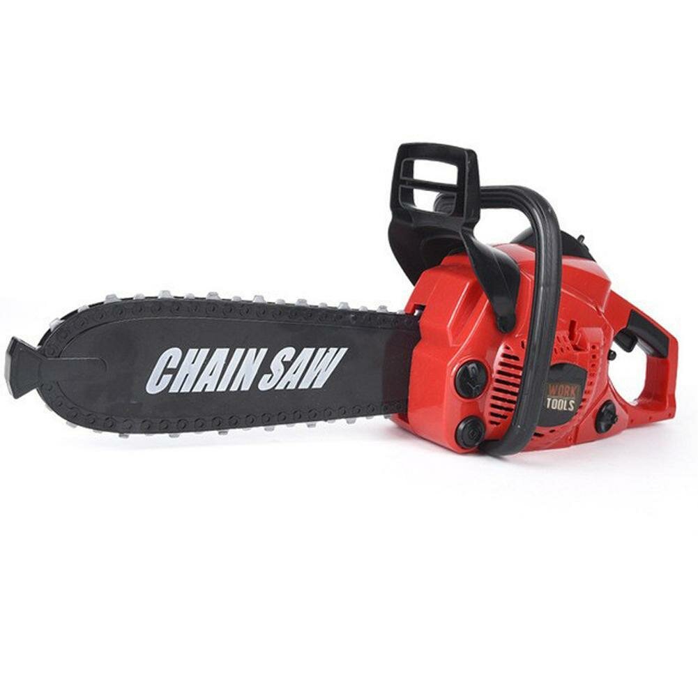 Детская бензопила на батарейках со звуком