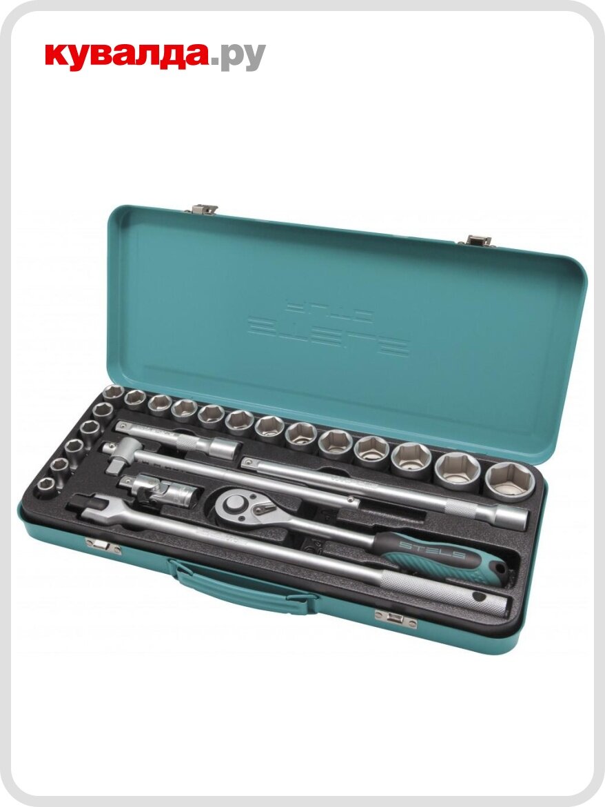 Набор головок 1/2" STELS 13578 24 пр