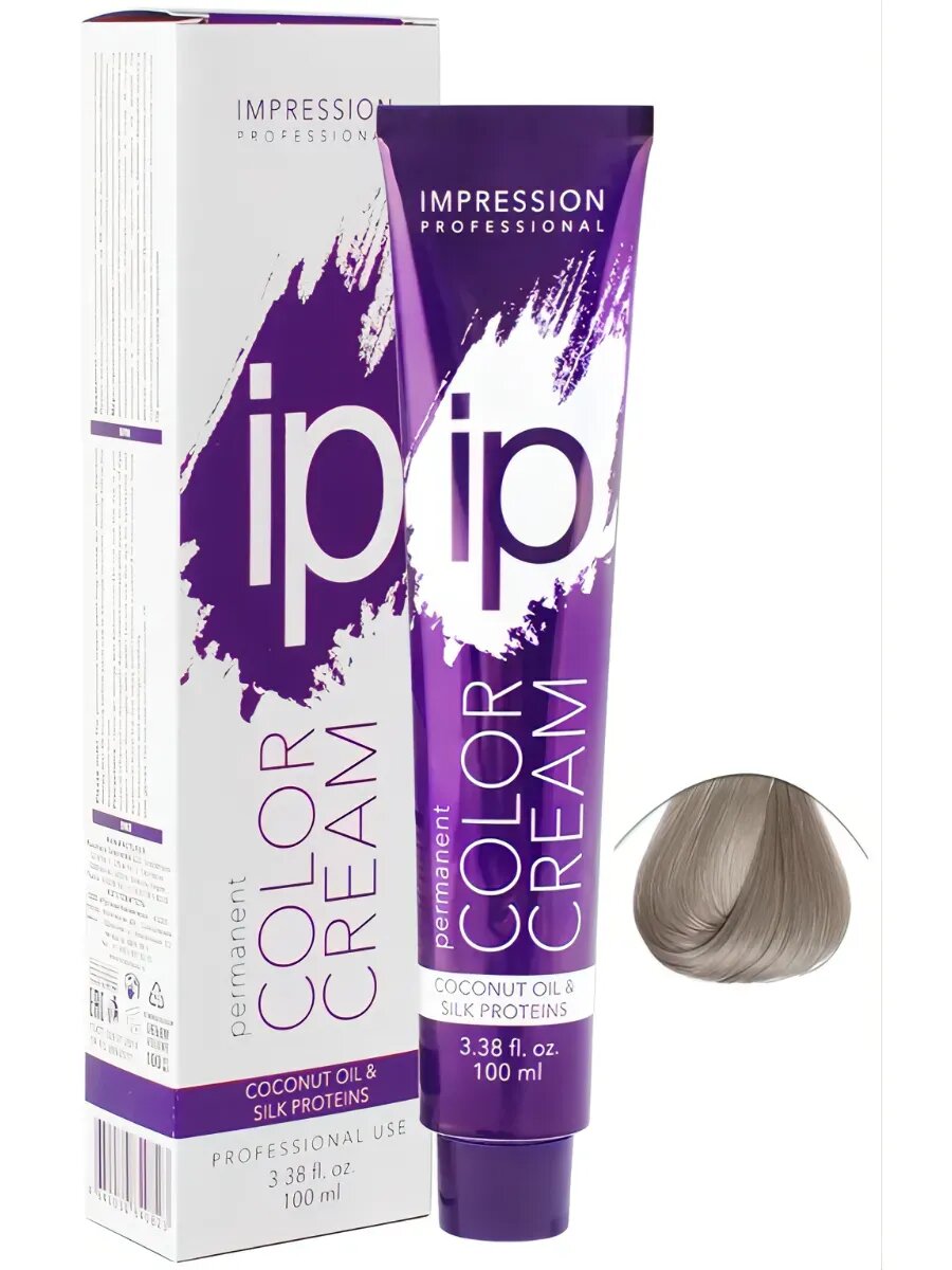 Стойкая крем - краска "Светлый блонд перламутрово - пепельный 8.81"