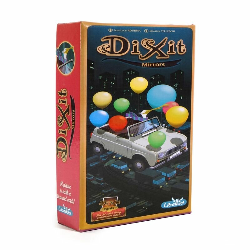Расширенный пакет Dixit Mirrors (Диксит) (original English version). Игра на английском.(темно-розовый, темно-синий)