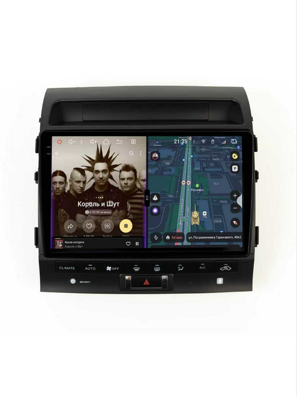 Автомагнитола RedPower 85202MPRO для Toyota Land Cruiser 200 11-поколение (09.2007-2009) с климат-контролем на магнитоле