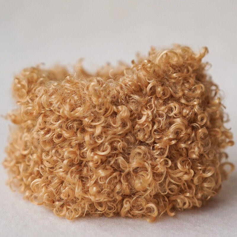 Мягкая синельная проволока для рукоделия, пушистая кудрявая нить 15 мм, 1 метр, материал для DIY кукол и декора, милая фурнитура ручной работы