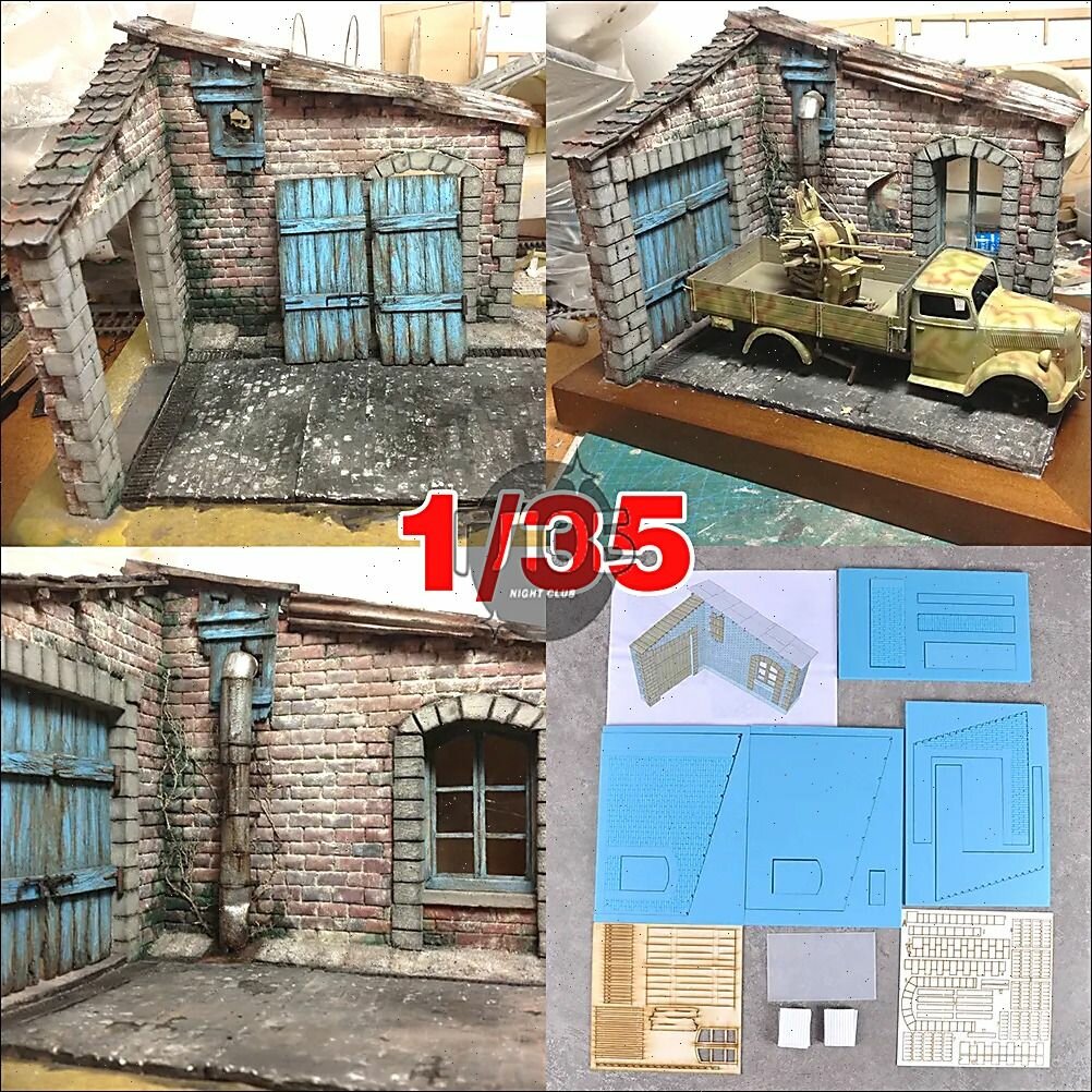 Cor 1/35 сборная модель дома диорама