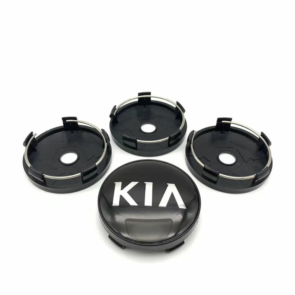 Колпачок на ступицу литого диска на автомобили KIA/Киа 60/56/10 мм 4 штуки.