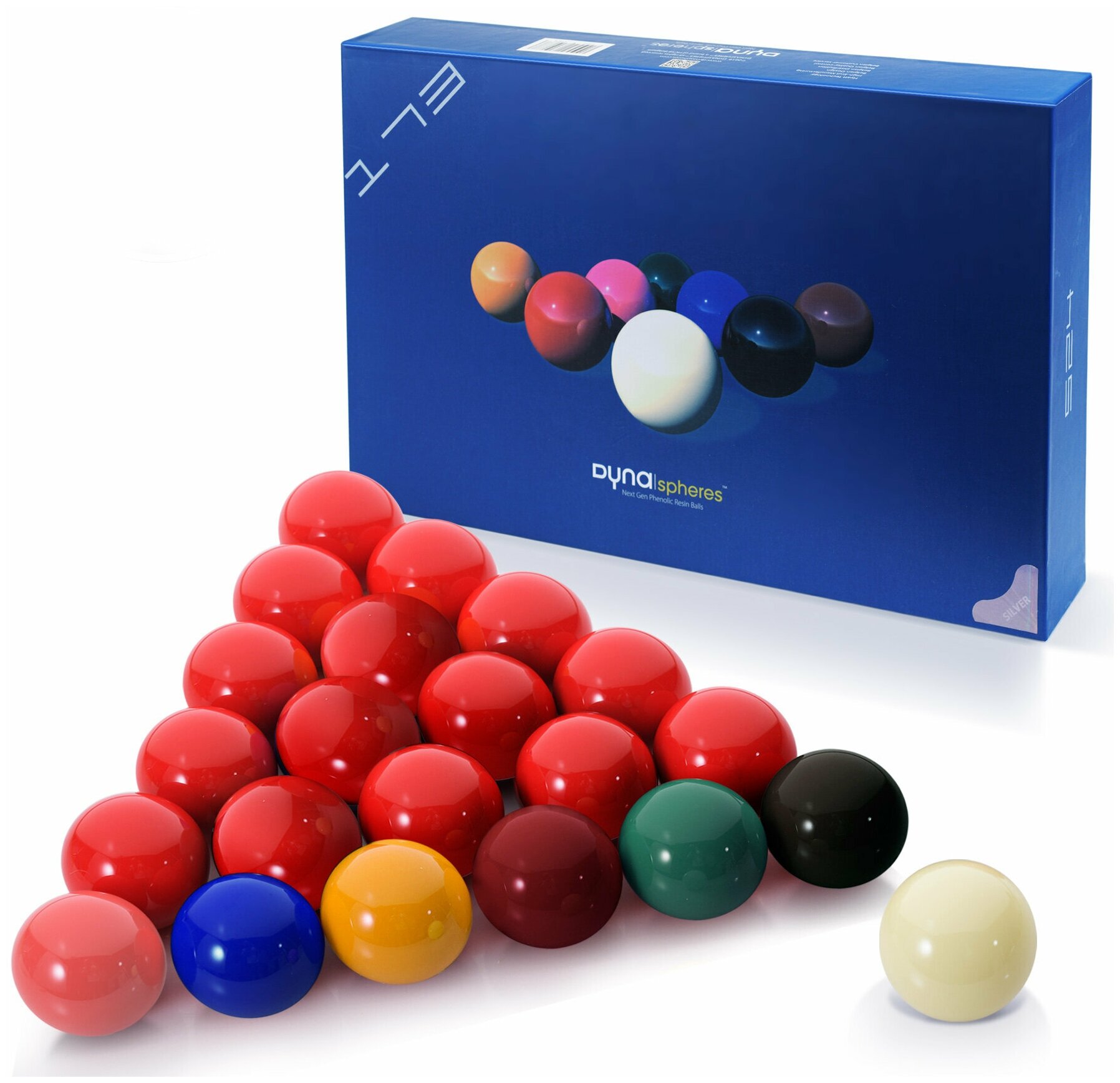 Шары для бильярда Dyna spheres Silver Snooker Next Gen 52,4 мм — купить ...