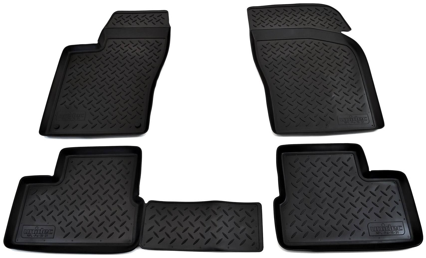 Коврики салонные для Daewoo Nexia (1995-2008) NORPLAST арт. npl-po-15-31
