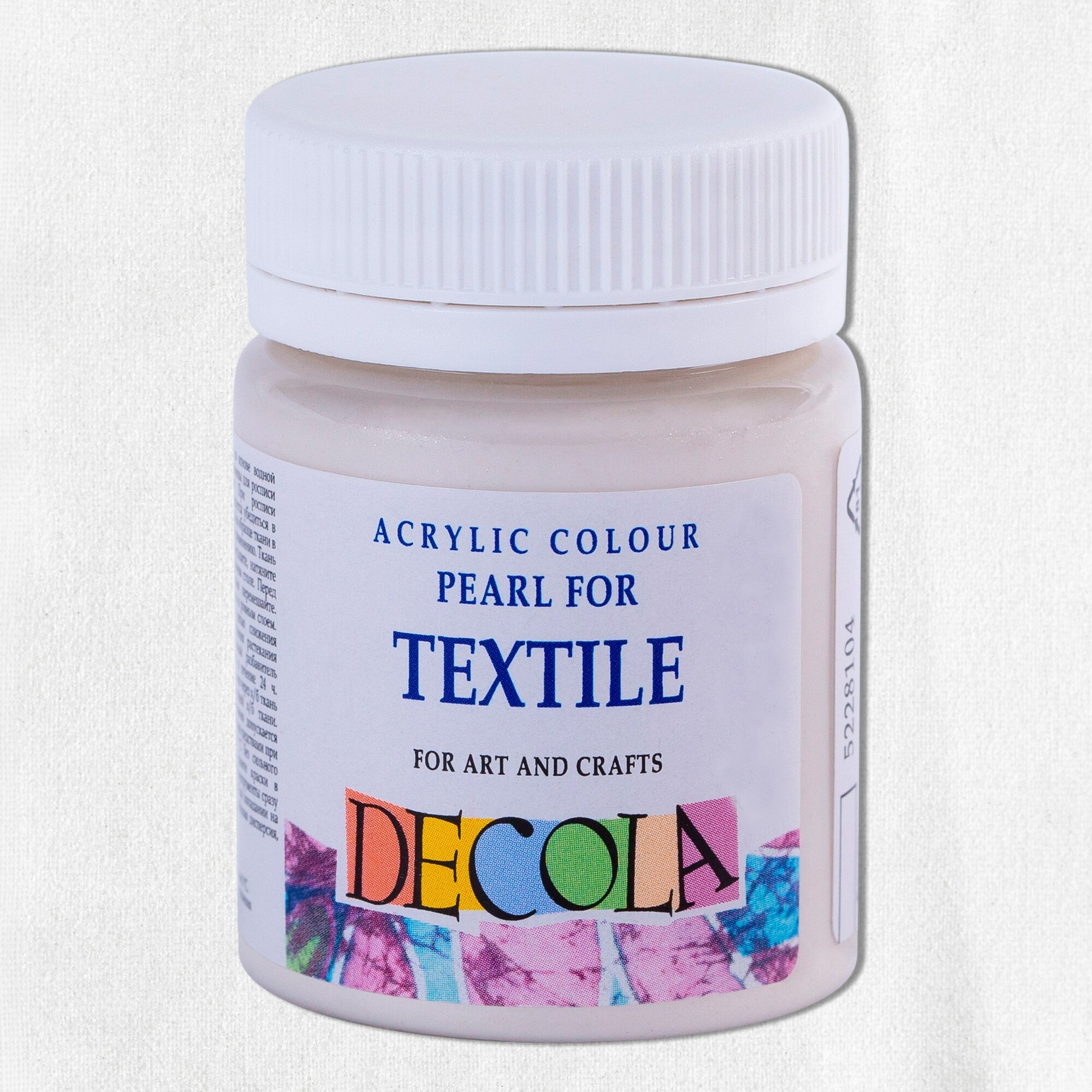 Акрил по ткани DECOLA 50мл Перламутровая Белая
