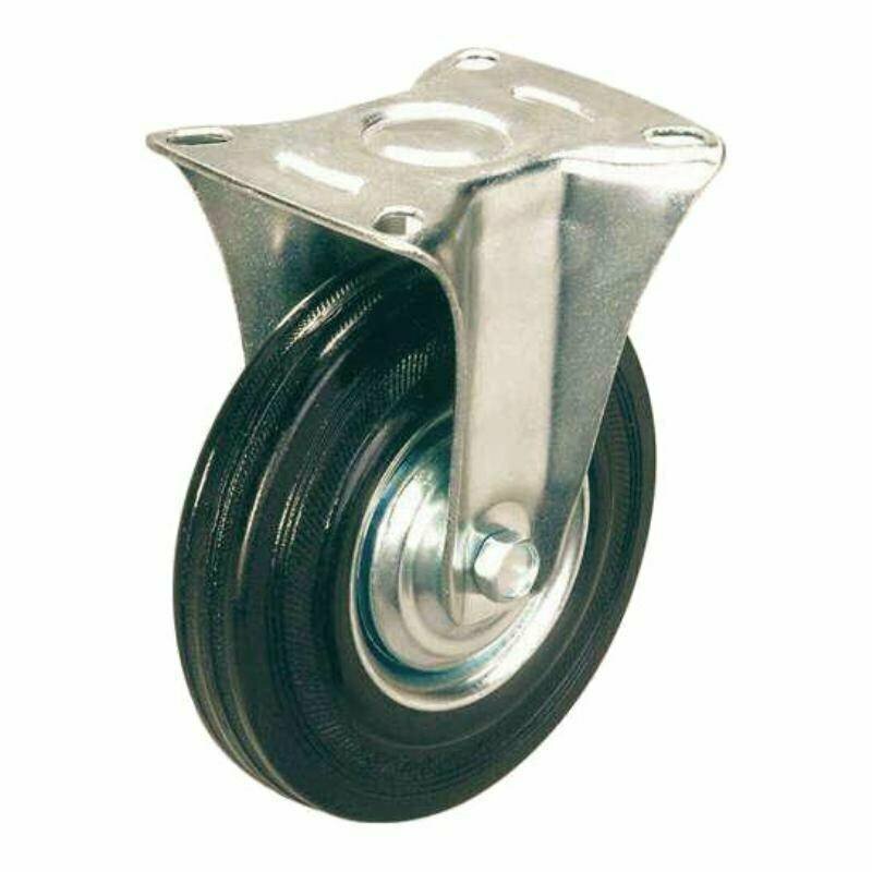 Колесо для тележки FC 160, непов, литая резина, без торм, 160мм 372517