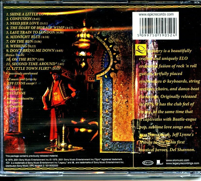 ELECTRIC LIGHT ORCHESTRA - Discovery 1979 г — фото 1