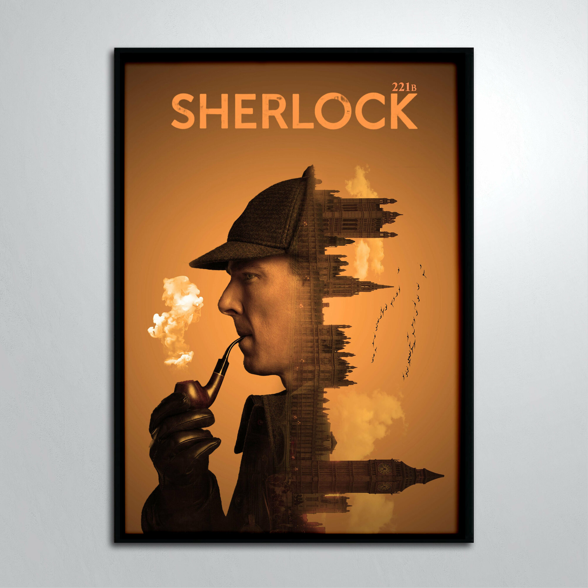 Постер в раме/Сериал Шерлок Лондон Sherlock