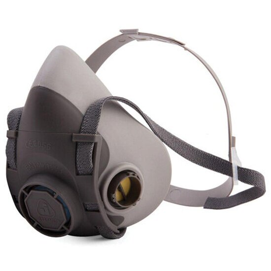 Полумаска фильтрующая Heikki Jeta Safety 5500P, обтюратор термопласт, без фильтров, размер М, 5500P-M