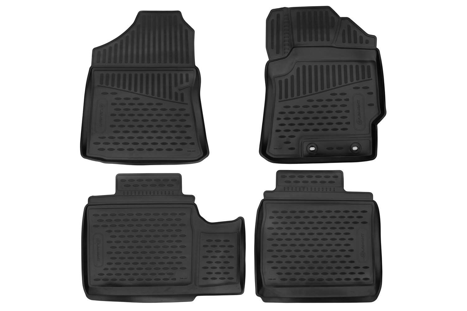 Коврики 3D в салон для TOYOTA Corolla Fielder 2012-, 2WD, Кросс, правый руль 4шт. (полиуретан) Element. ELEMENT3D1842210K