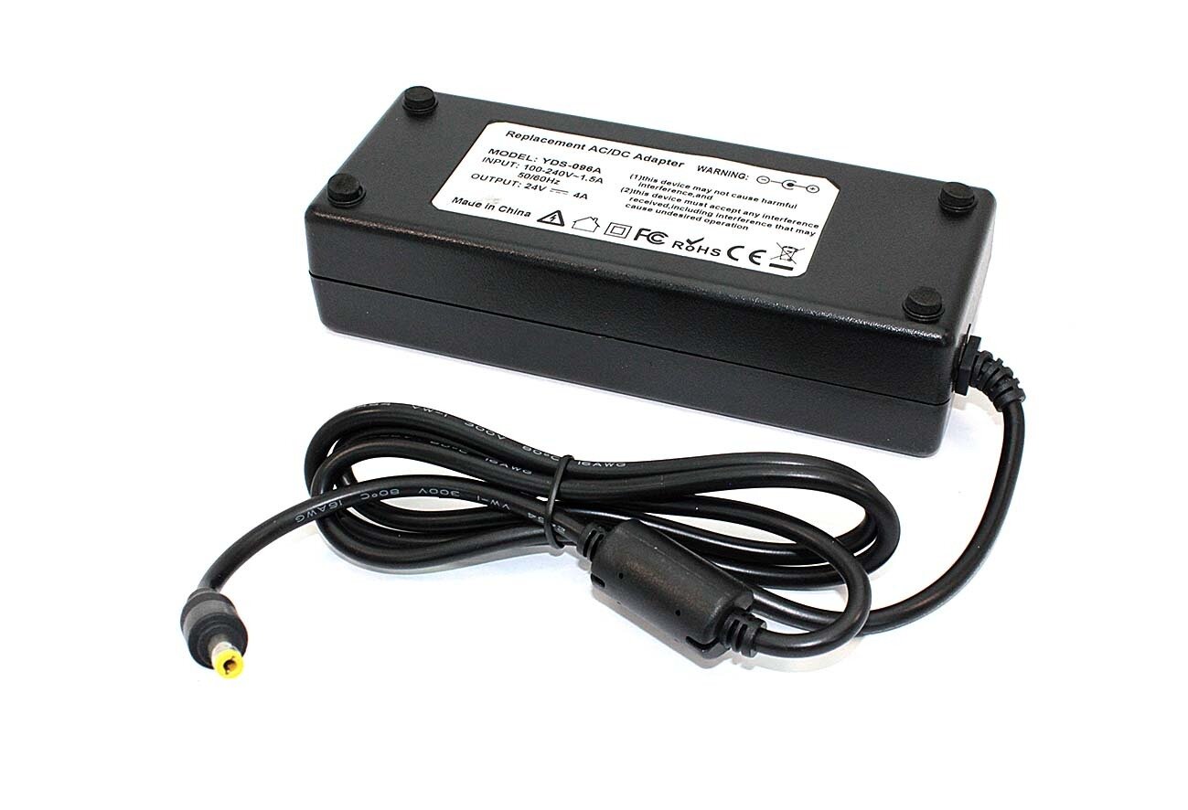 Блок питания для мониторов и телевизоров 24V 4A 96W 5.5x2.5 мм