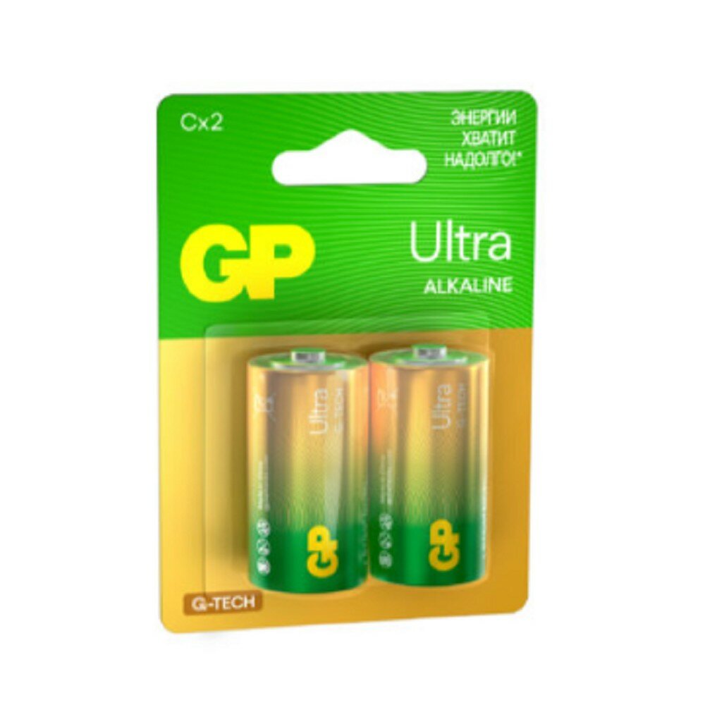 Батарейки GP 14AUA21-2CRSBC2 C 1.5В 2 шт.