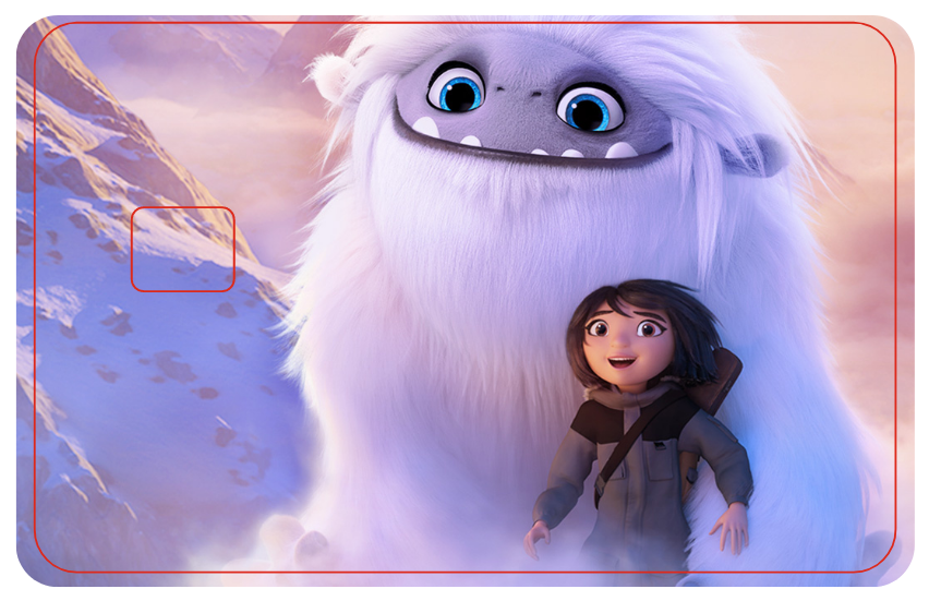 Наклейка на банковскую карту, стикер на карту, Эверест