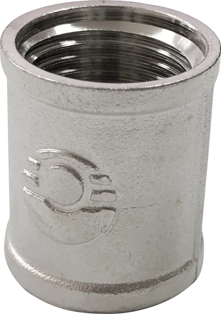 Муфта Valfex 1/2x1/2 ВР никелированная латунь