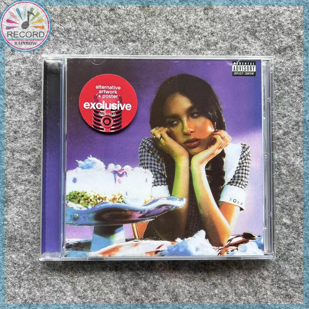 Olivia Rodrigo SOUR Target Exclusive Alternative Artwork + Poster 2021 CD Совершенно новый Запечатанный Альбом