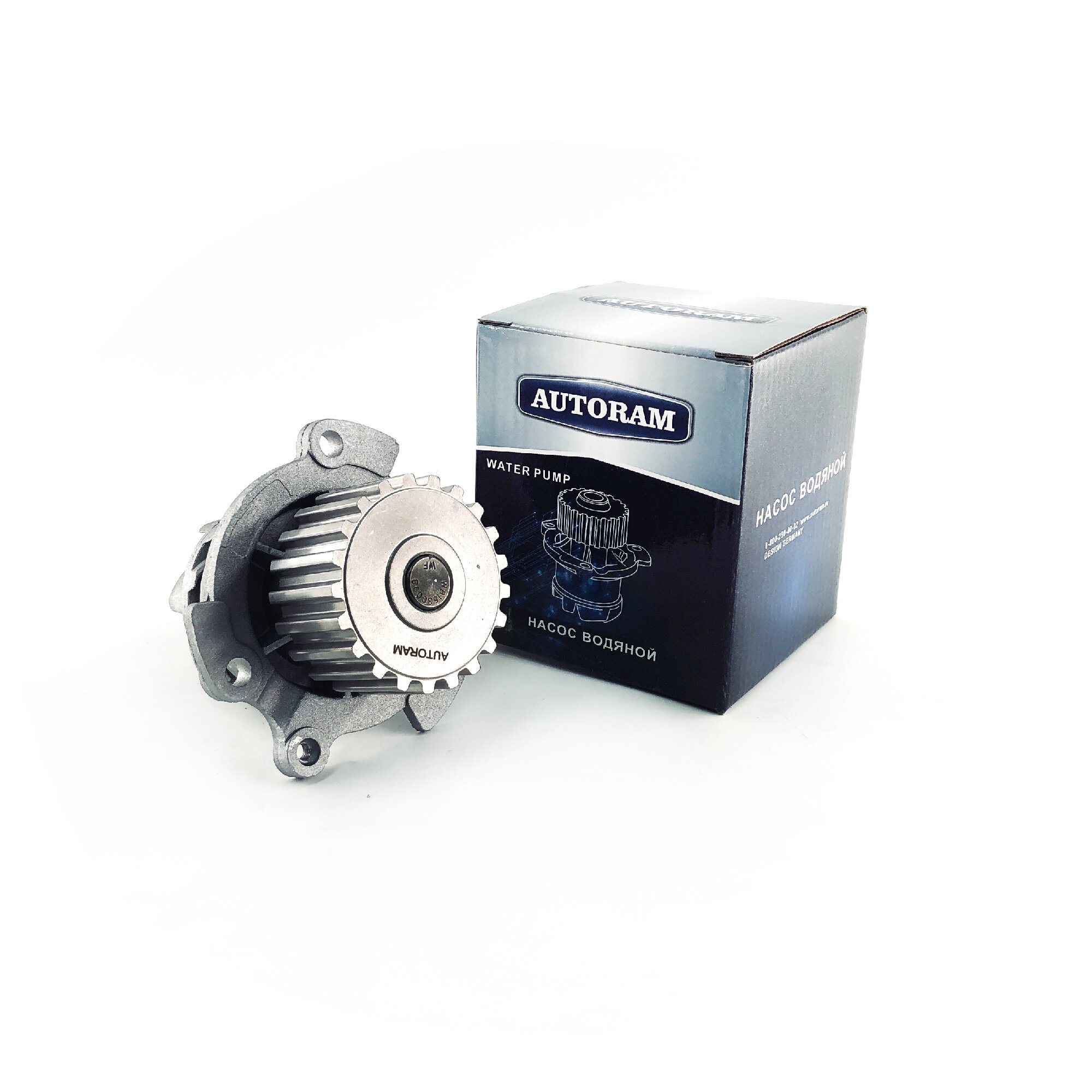 Водяной насос AUTORAM ASW018278, для LADA 2110/Kalina, металлический сплав