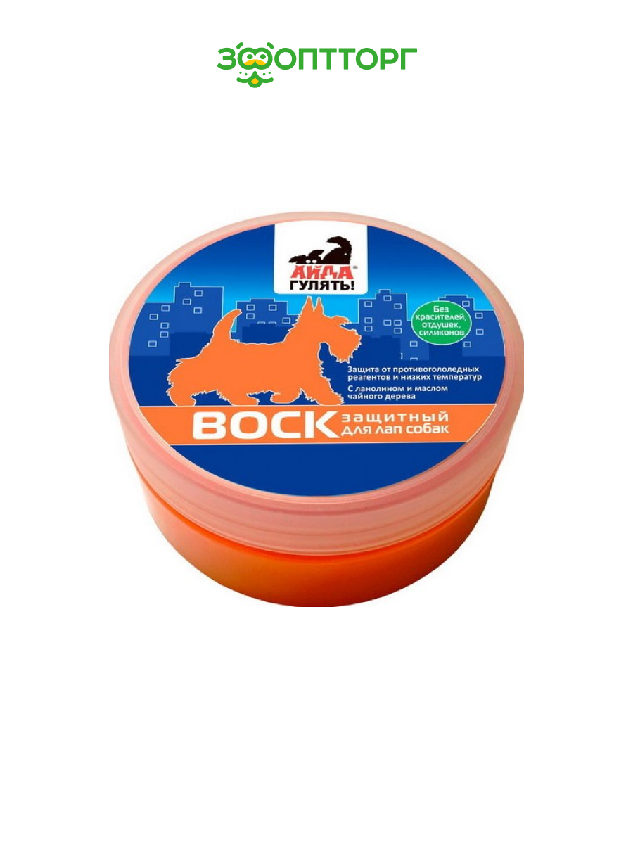Айда Гулять воск защитный для лап собак 100 г.