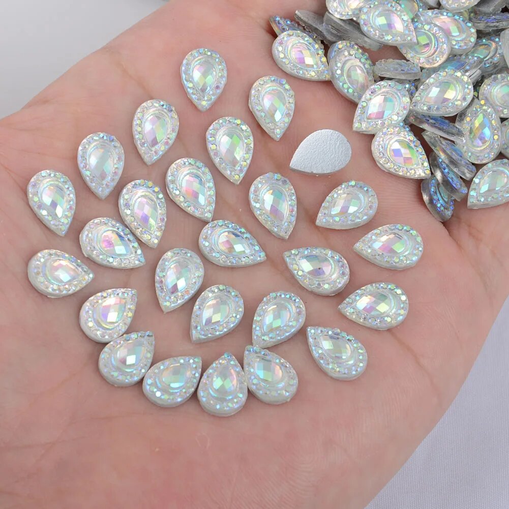 Резиновый клей для страз BOLIAO, белый, 60 шт.