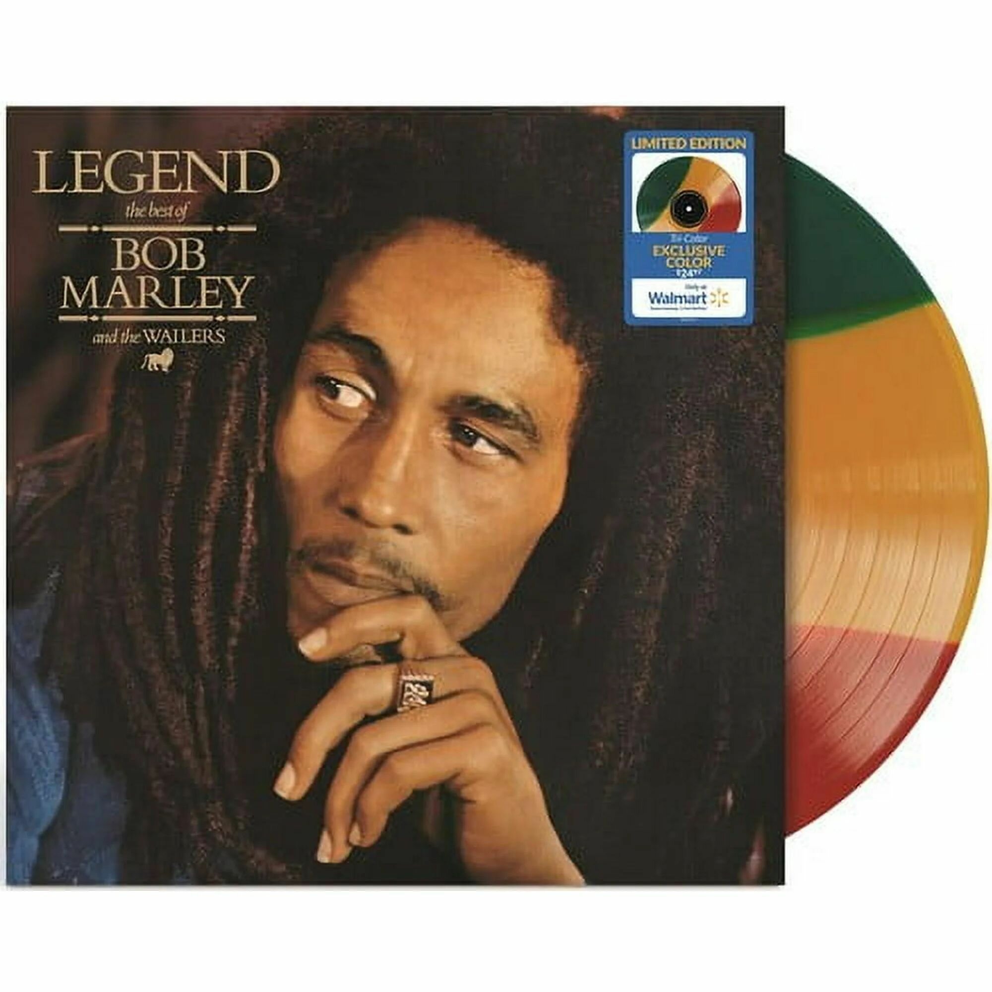 Bob Marley And The Wailers - Legend (The Best Of), (Red-Yellow-Green Tri-Color, 30th Anniversary USA Limited Edition) Трехцветная Красно-Желто-Зеленая, Виниловая Пластинка от Боб Марли