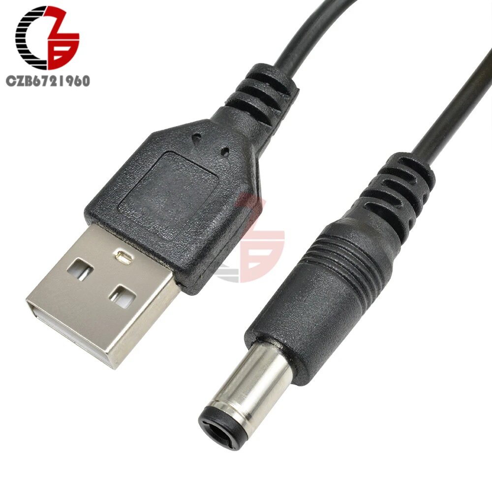 Кабель USB на DC 5.5x2.1MM