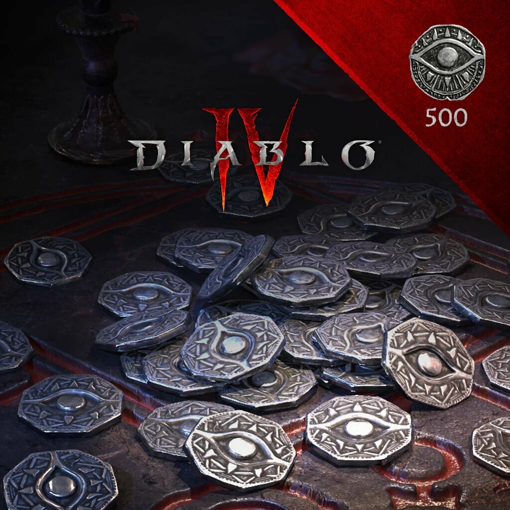 Дополнение Diablo IV - 500 Platinum, цифровое издание PlayStation 4 и PlayStation 5, регион Турция / код пополнения баланса
