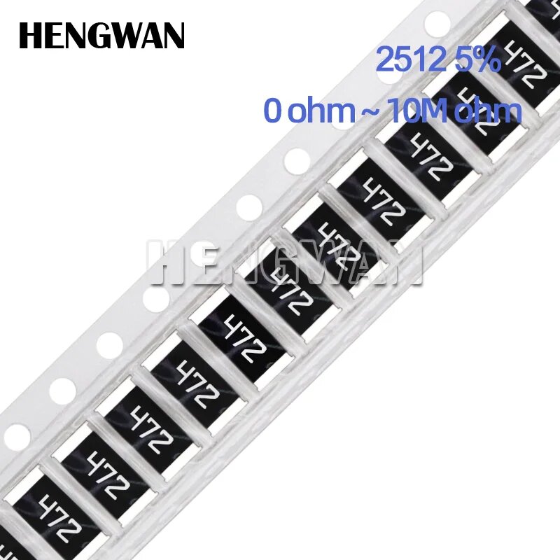 Резисторы HENGWANET 2512 5% 1Вт 50шт 2M