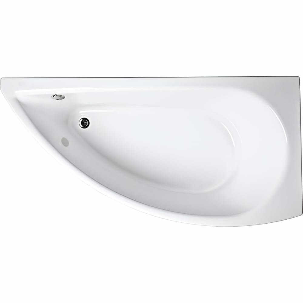 Ванна 1Marka пикколо/PICCOLO 1500х750 R ПР асимметричная правая белая 01пк1770п